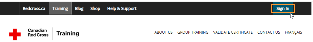 Log in as an Instructor – Canadian Red Cross